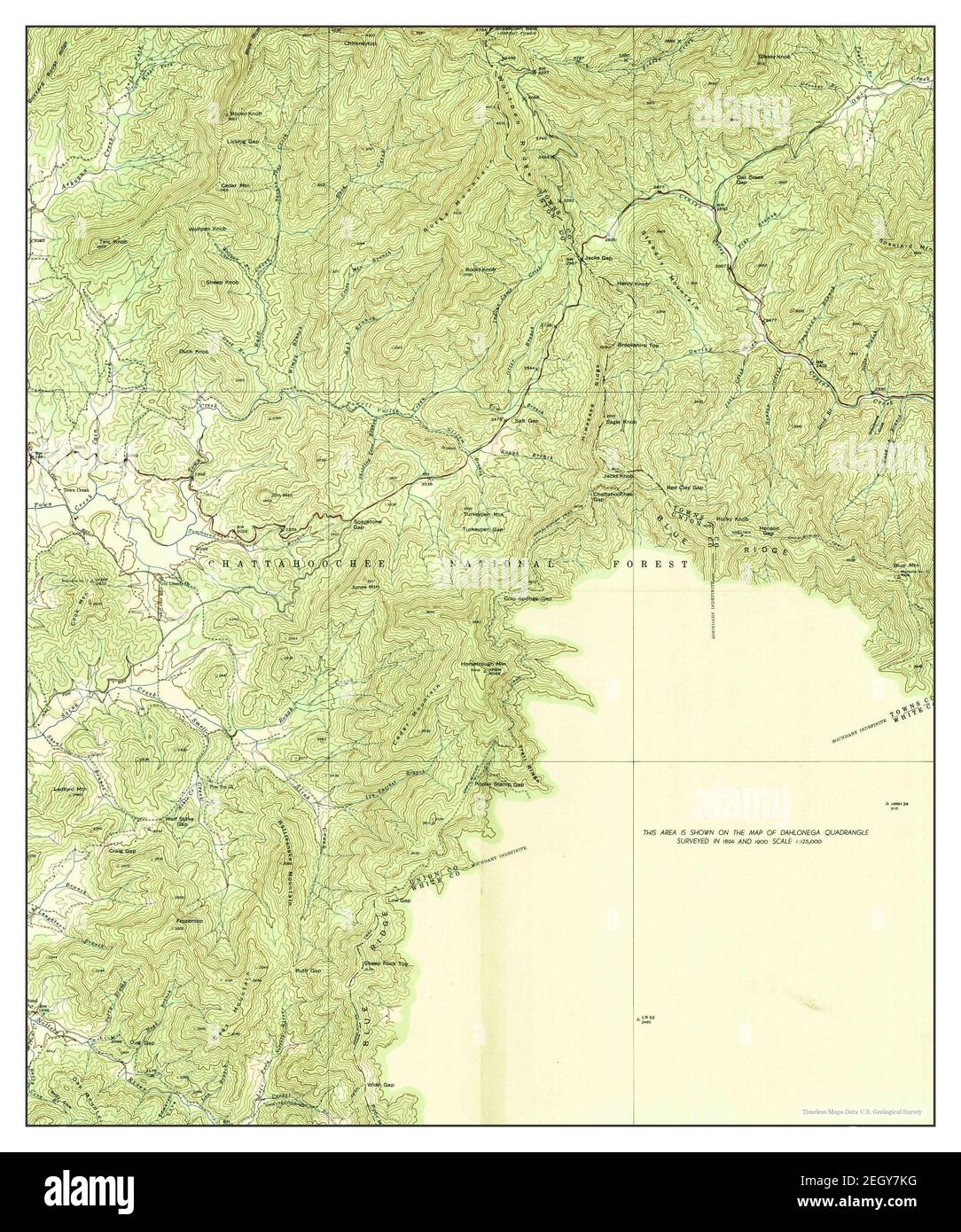 Jacks Gap, Georgia, map 1938, 1:24000, United States of America by ...