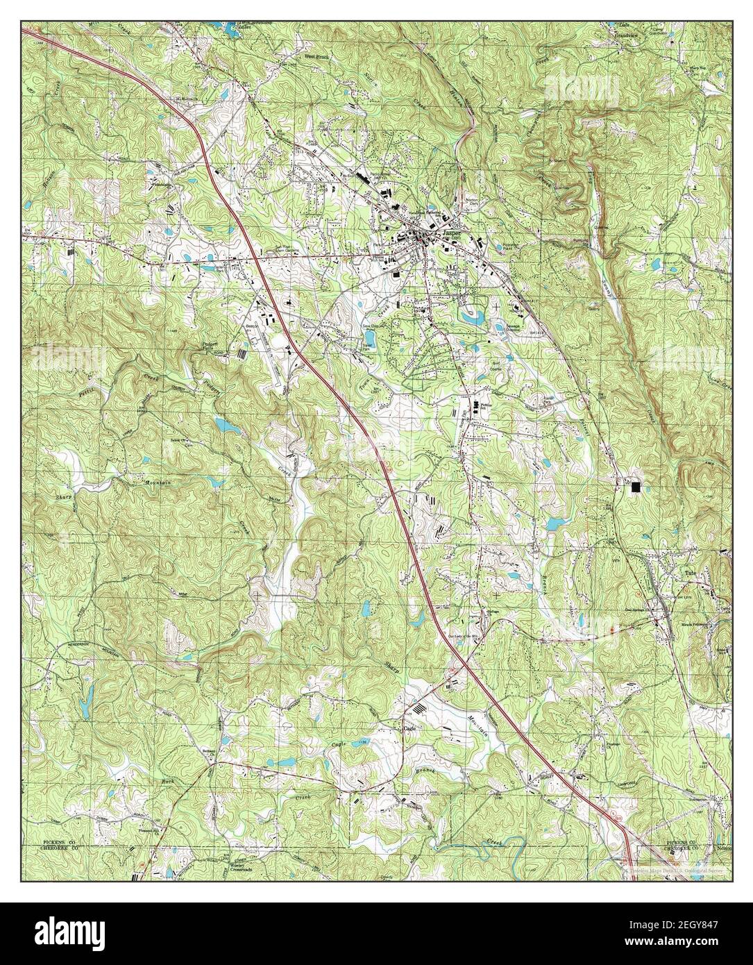 Map of jasper Cut Out Stock Images & Pictures - Alamy