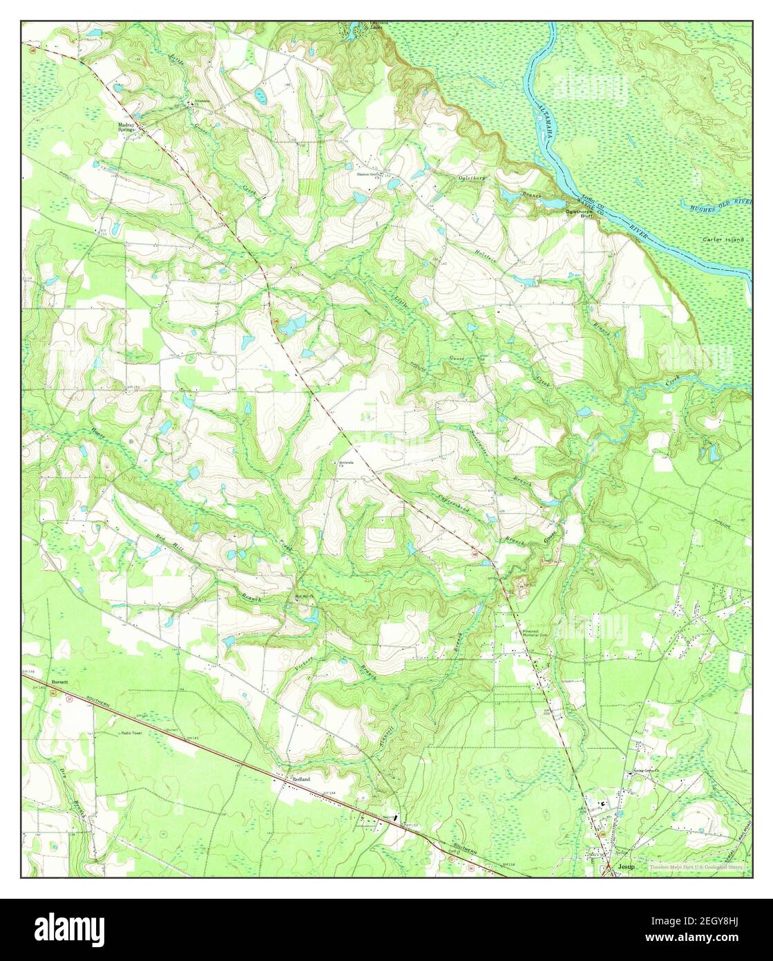Jesup map hi-res stock photography and images - Alamy