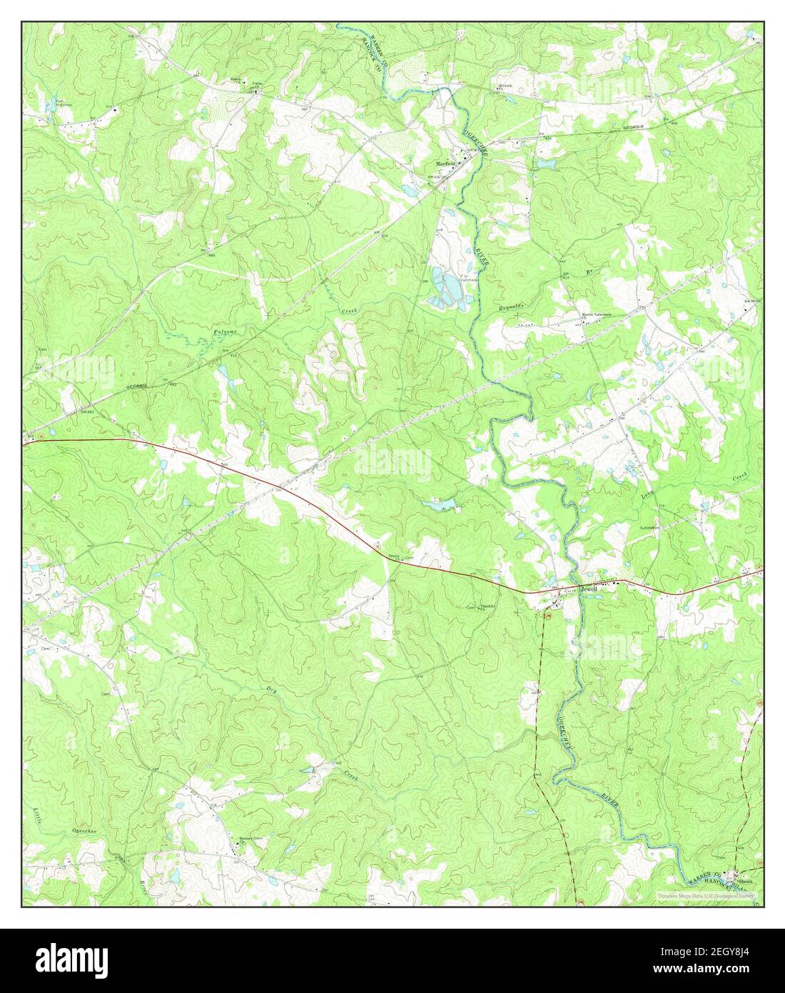 Map of jewell hi-res stock photography and images - Alamy