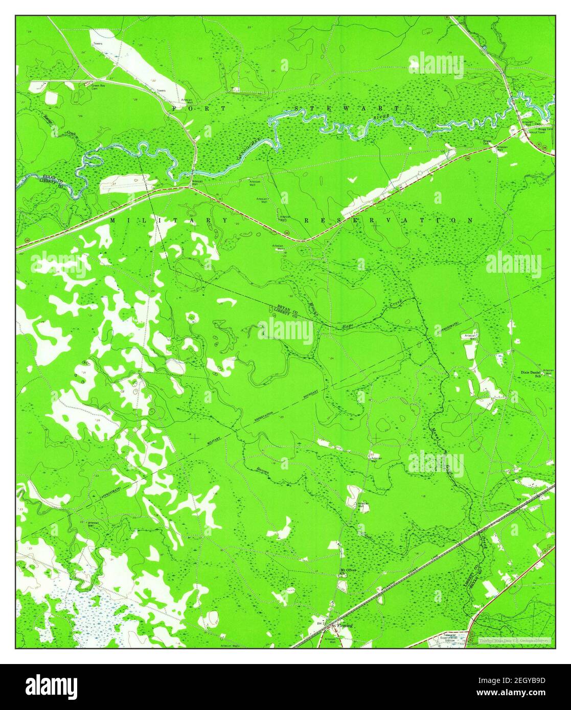 Limerick NW, Georgia, map 1958, 1:24000, United States of America by ...
