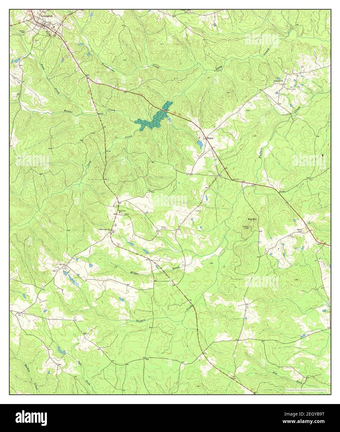 Lexington, Georgia, map 1971, 1:24000, United States of America by ...