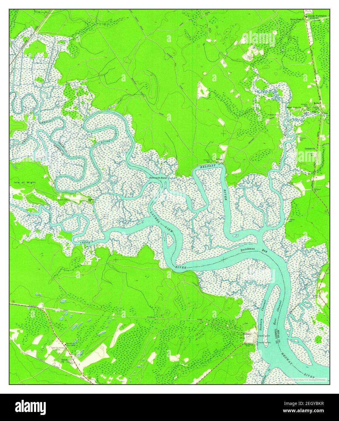 Limerick SE, Georgia, map 1958, 1:24000, United States of America by ...