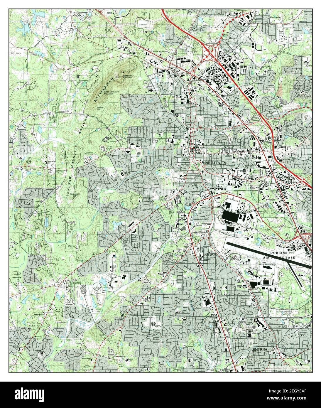 Map Of Marietta Ga