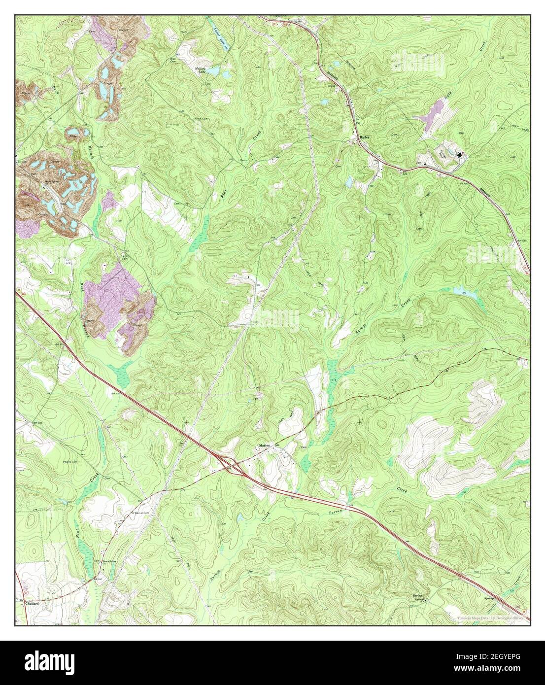 Marion, Georgia, map 1973, 1:24000, United States of America by ...