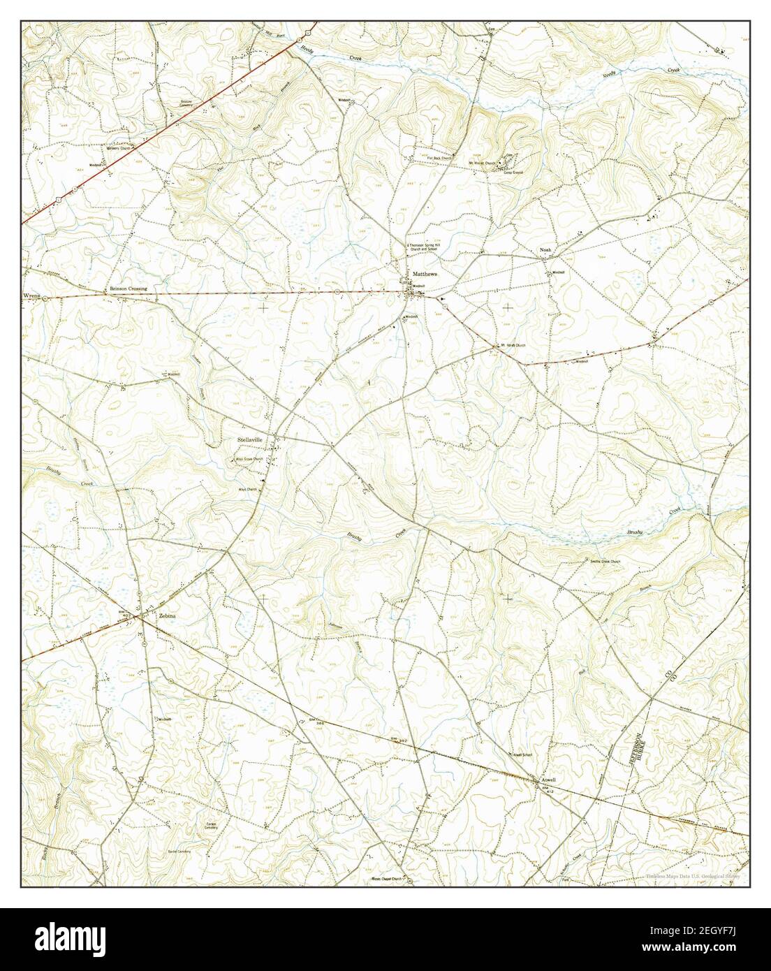 Map of matthews hi-res stock photography and images - Alamy