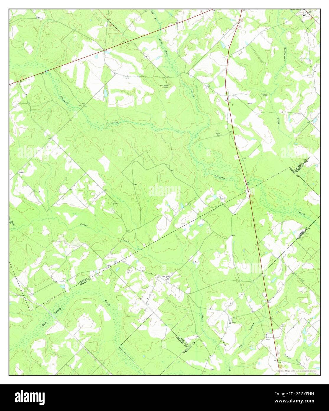 Mc Rae NW, Georgia, map 1972, 1:24000, United States of America by ...