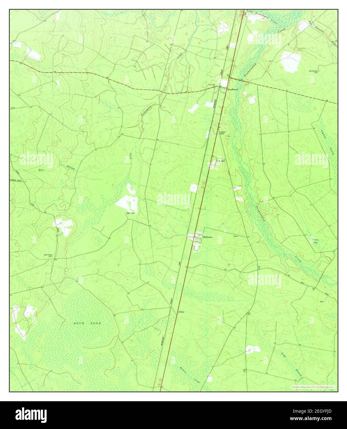Mc Kinnon, Georgia, map 1978, 1:24000, United States of America by ...