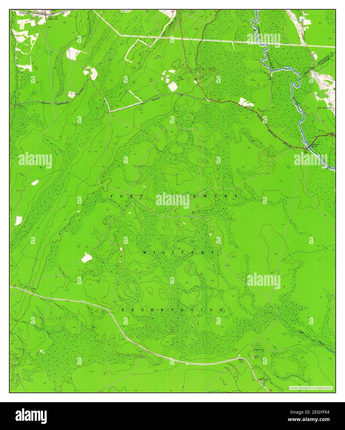 Meldrim SW, Georgia, map 1958, 1:24000, United States of America by ...