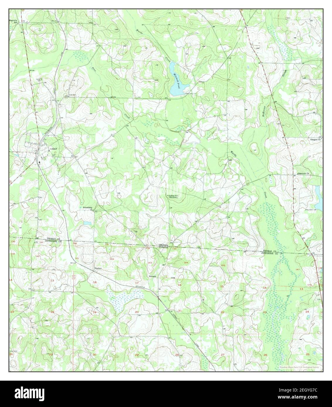 Metcalf, Georgia, map 1956, 1:24000, United States of America by ...