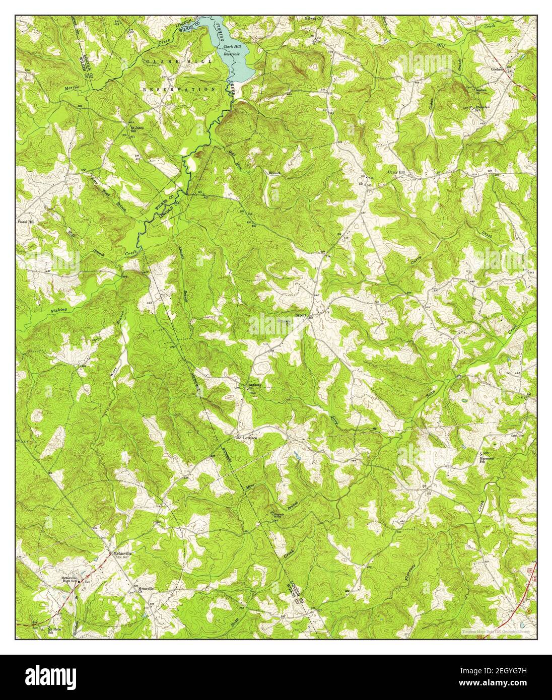 Metasville, Georgia, map 1954, 1:24000, United States of America by ...