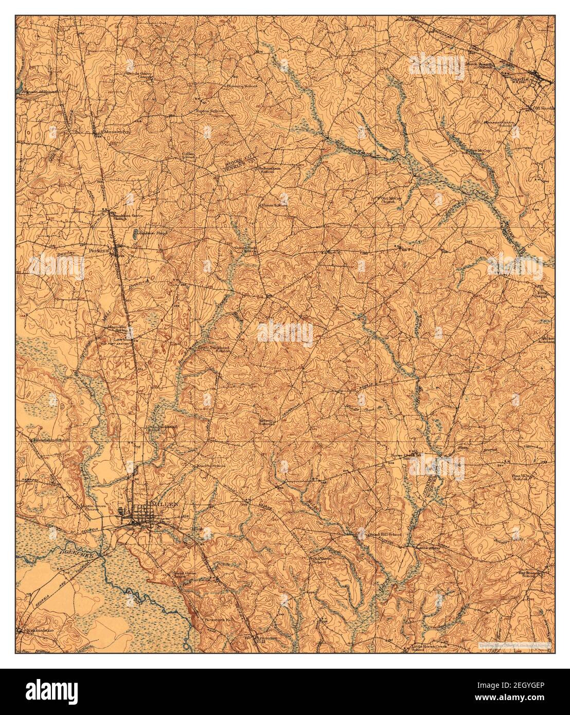 Millen, Georgia, map 1920, 1:62500, United States of America by ...