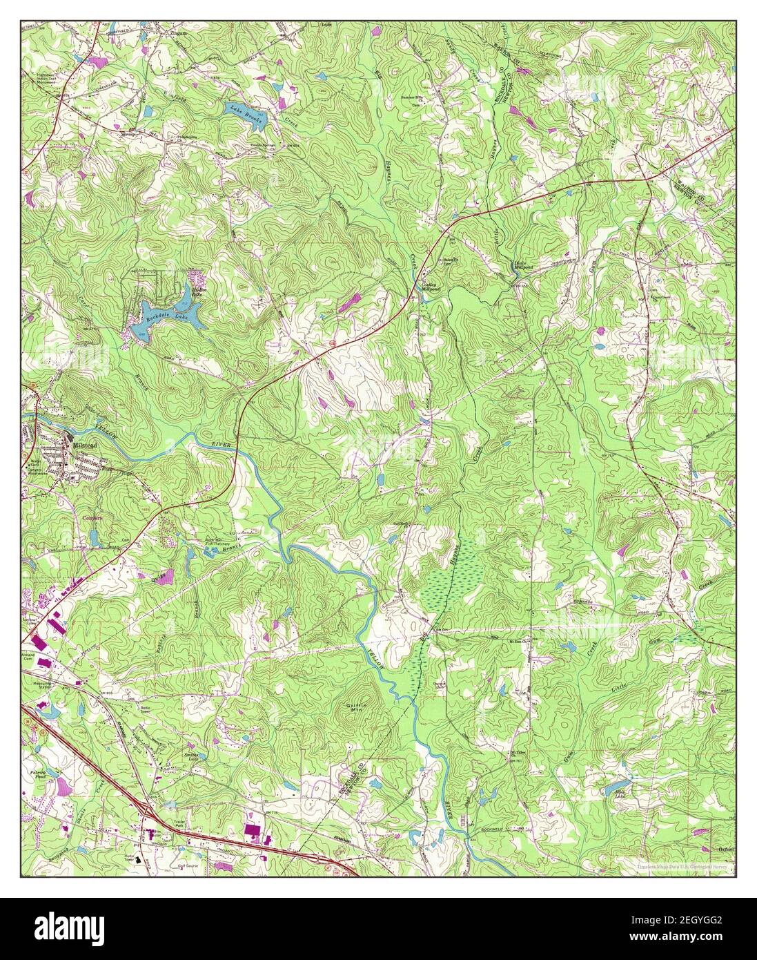 Milstead, Georgia, map 1964, 1:24000, United States of America by ...