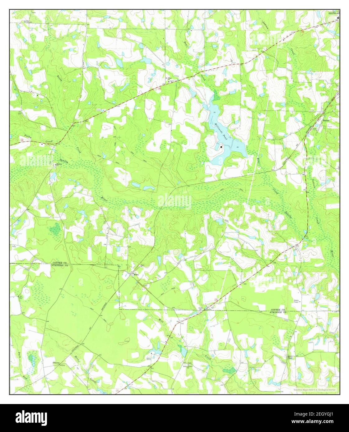 Mora, Georgia, map 1977, 1:24000, United States of America by Timeless ...