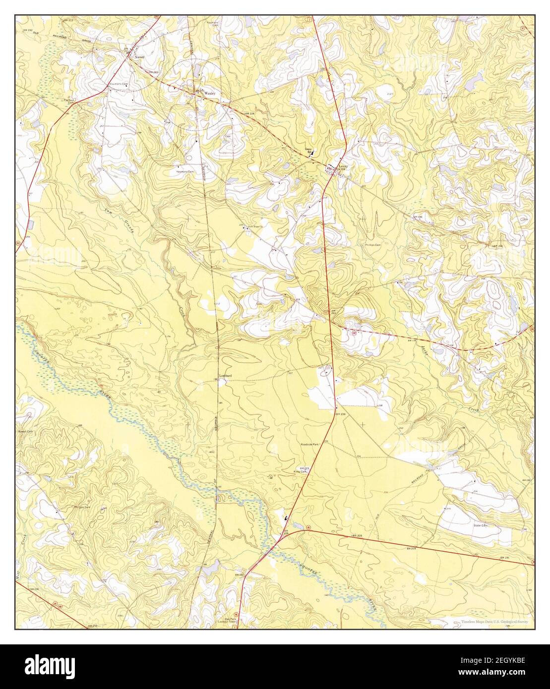 Nunez, Georgia, map 1970, 1:24000, United States of America by Timeless ...