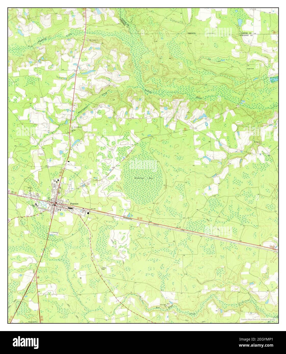 Pearson georgia map hi-res stock photography and images - Alamy