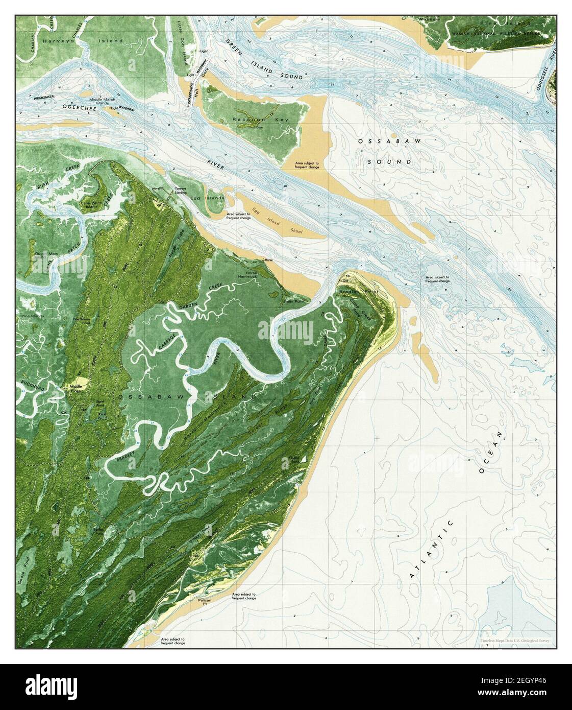 Raccoon Key, Georgia, map 1979, 1:24000, United States of America by ...