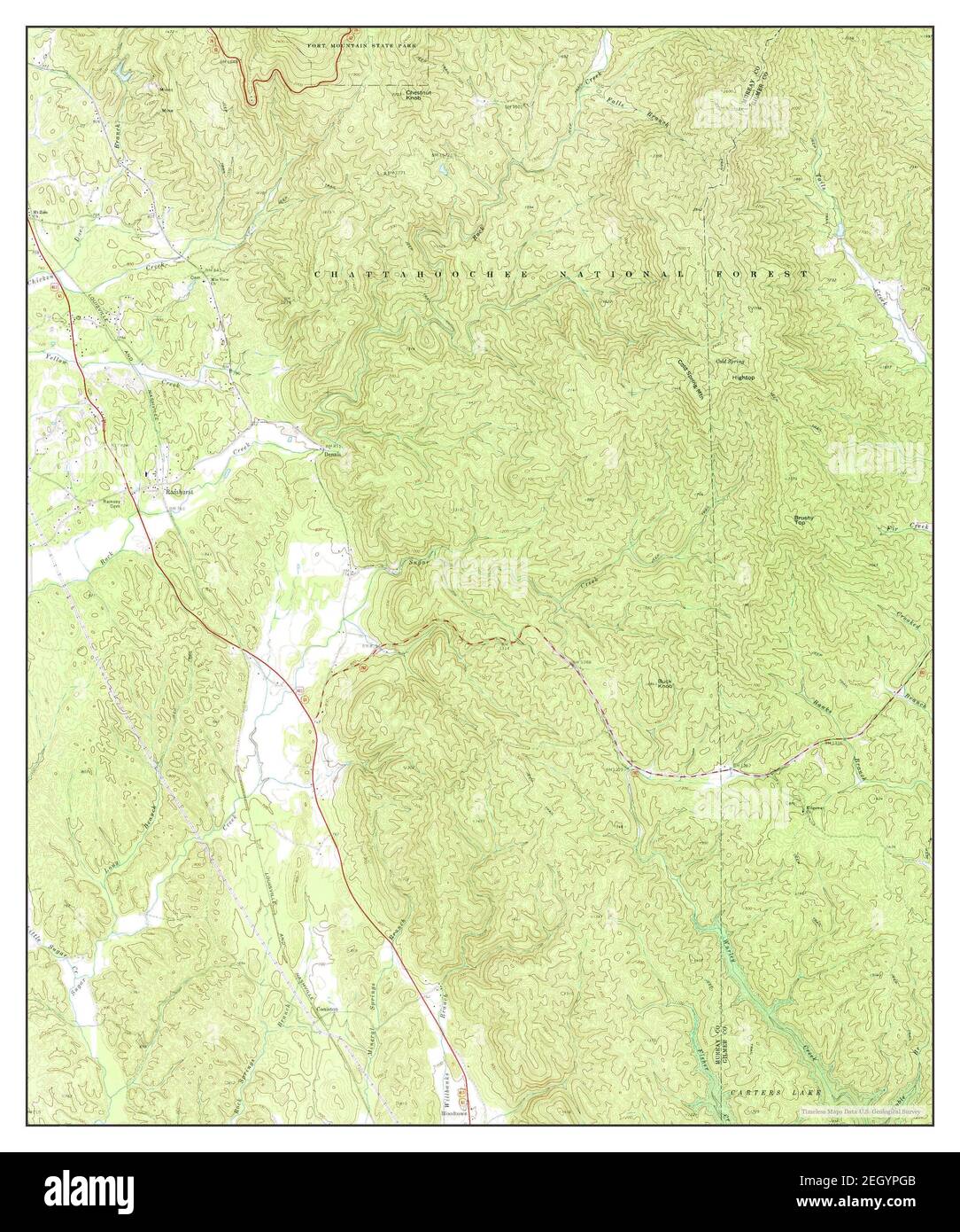 Ramhurst, Georgia, map 1971, 1:24000, United States of America by ...