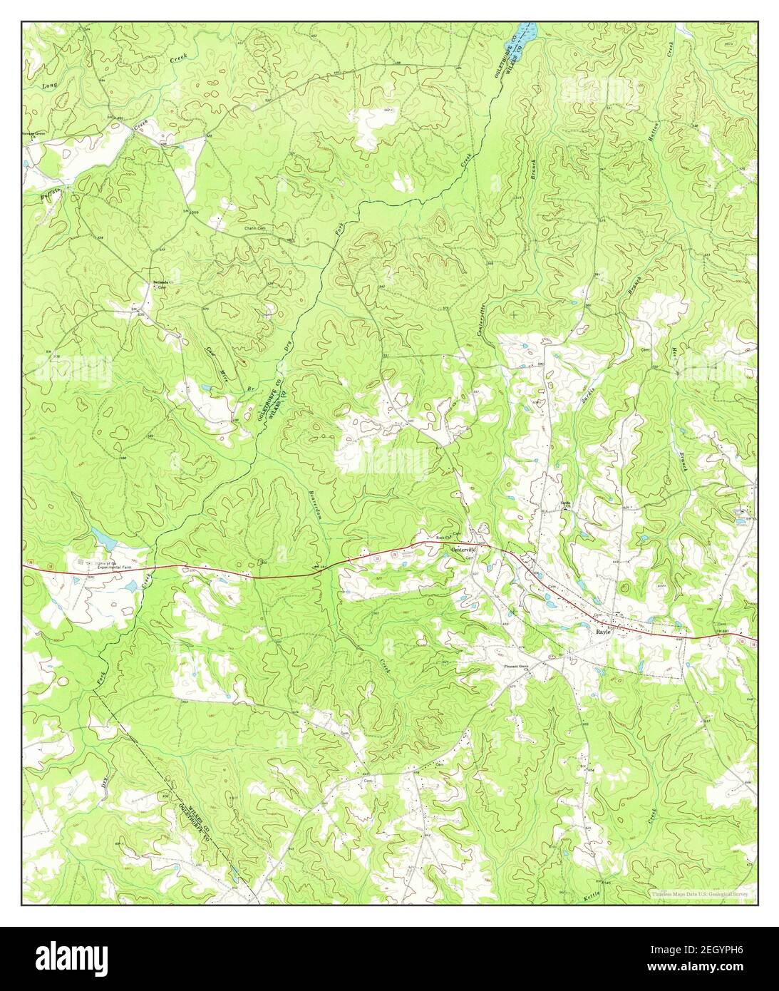 Rayle, Georgia, map 1971, 1:24000, United States of America by Timeless ...