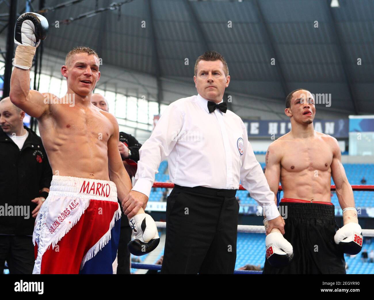 Boxing - Mark Moran v Danny Wallace - BBBofC English Super Bantamweight ...