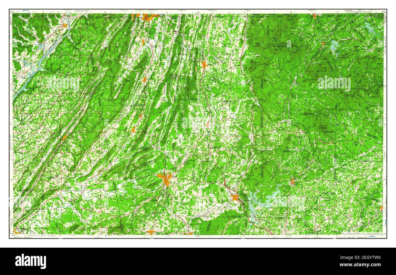 Rome georgia map hi-res stock photography and images - Alamy