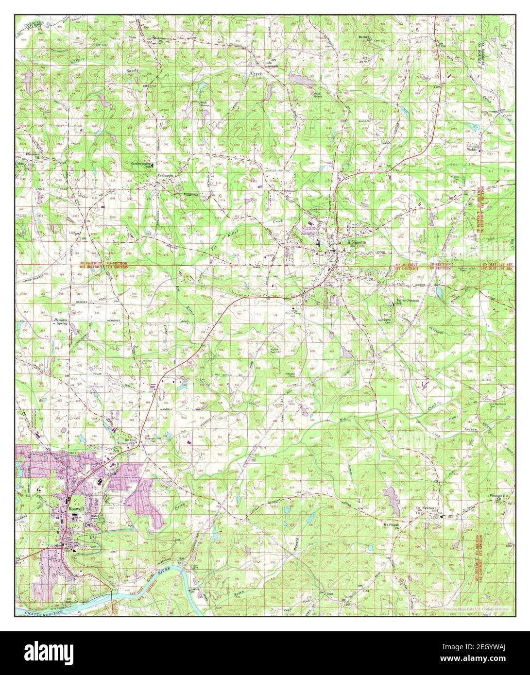 Roswell map hi-res stock photography and images - Alamy