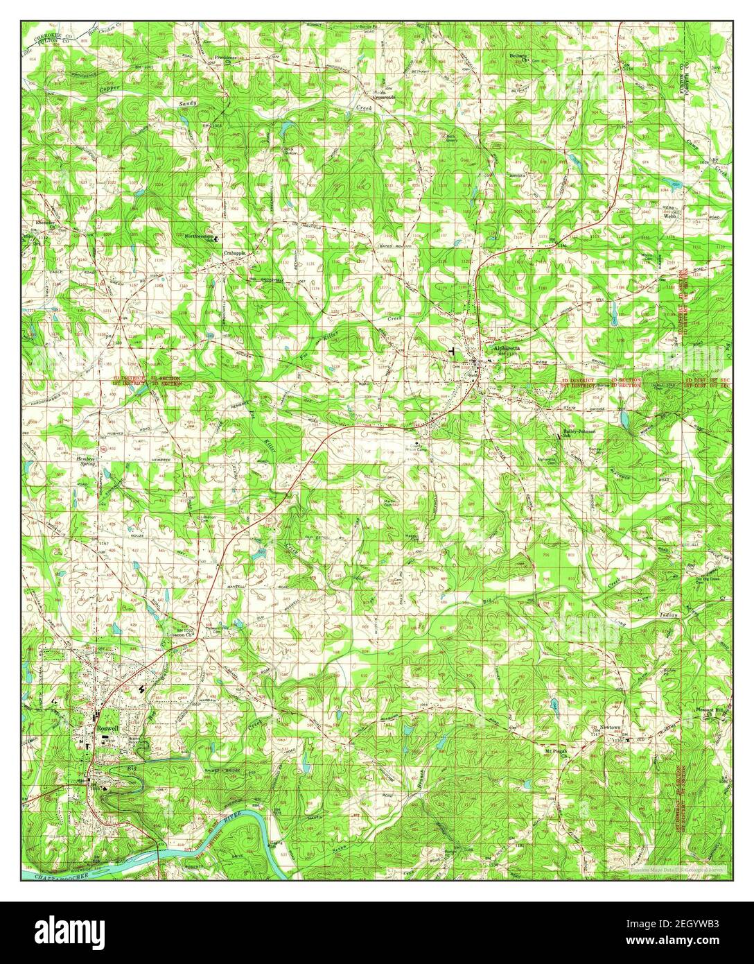 Roswell map hi-res stock photography and images - Alamy