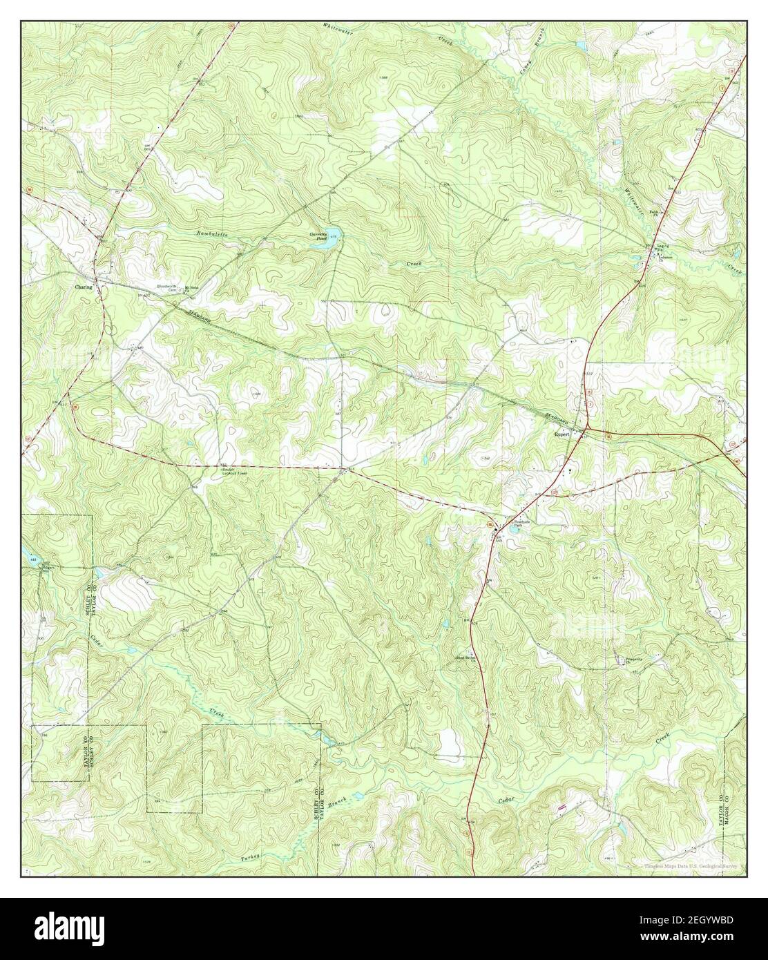 Map of rupert Cut Out Stock Images & Pictures - Alamy