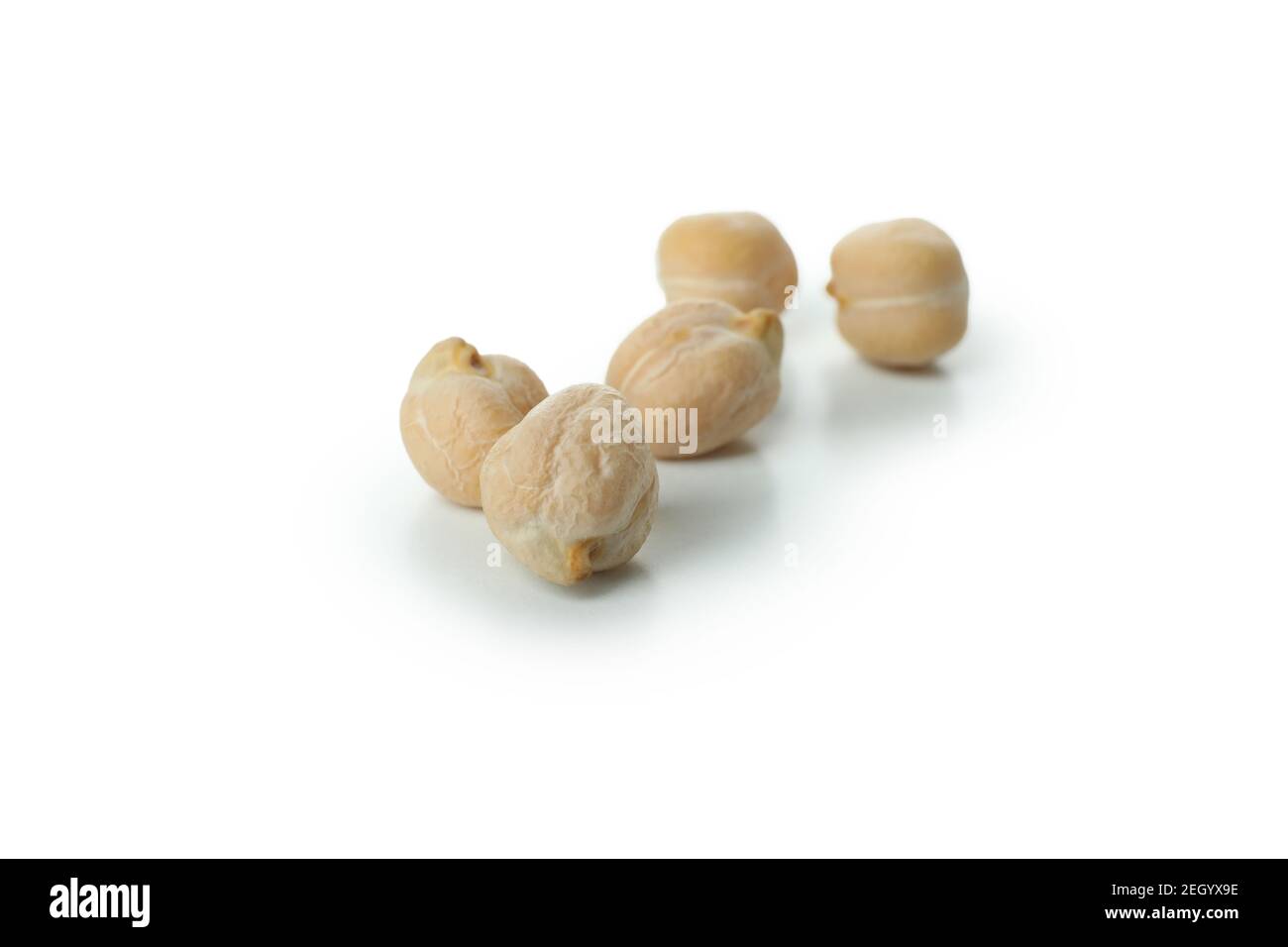 Fresh raw chickpea isolated on white background Stock Photo - Alamy