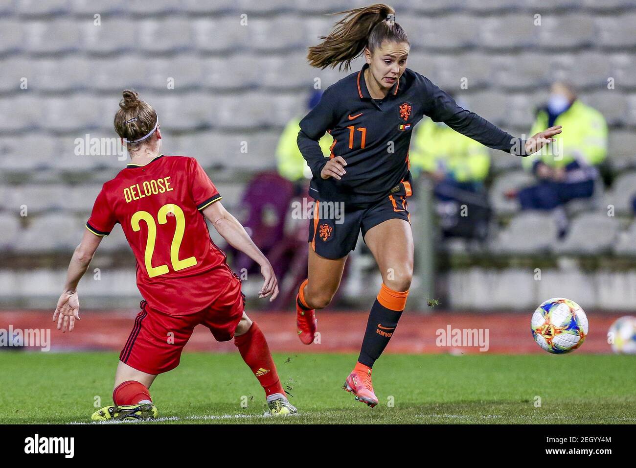 BRUSSEL, 19-02-2021 ,Koning Boudewijn Stadion Friendly, Dutch football, season 2020/2021 ...