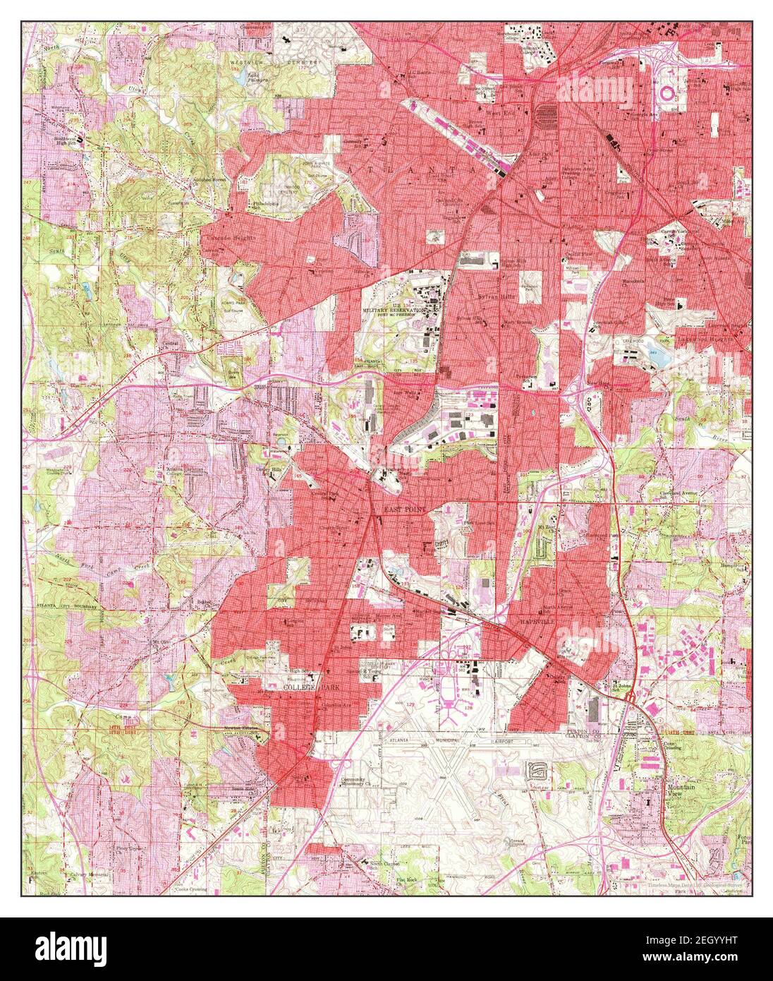 Map of u s southwest hi-res stock photography and images - Alamy