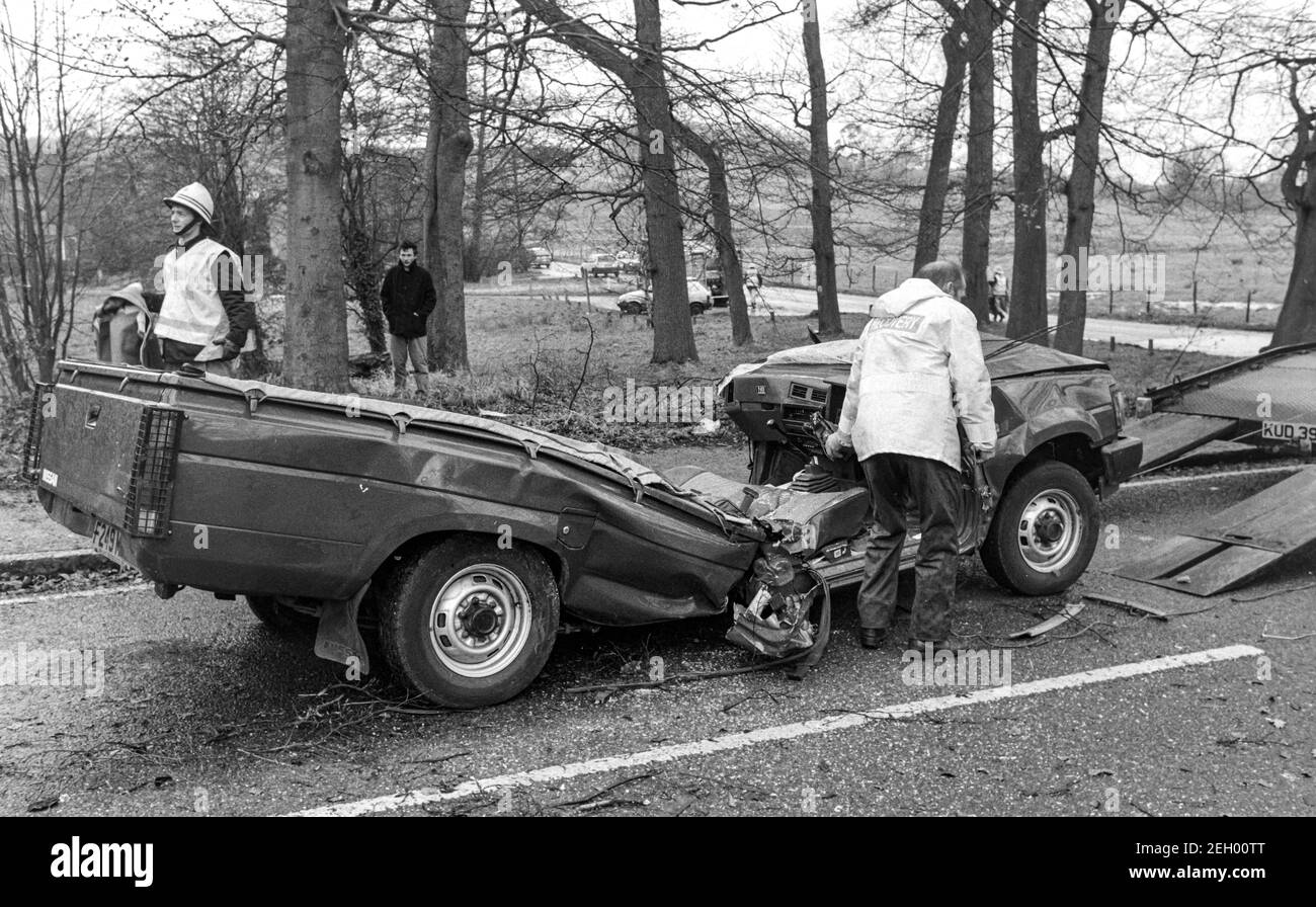 The Great Storm Of 25th January 1990 Stock Photo - Alamy