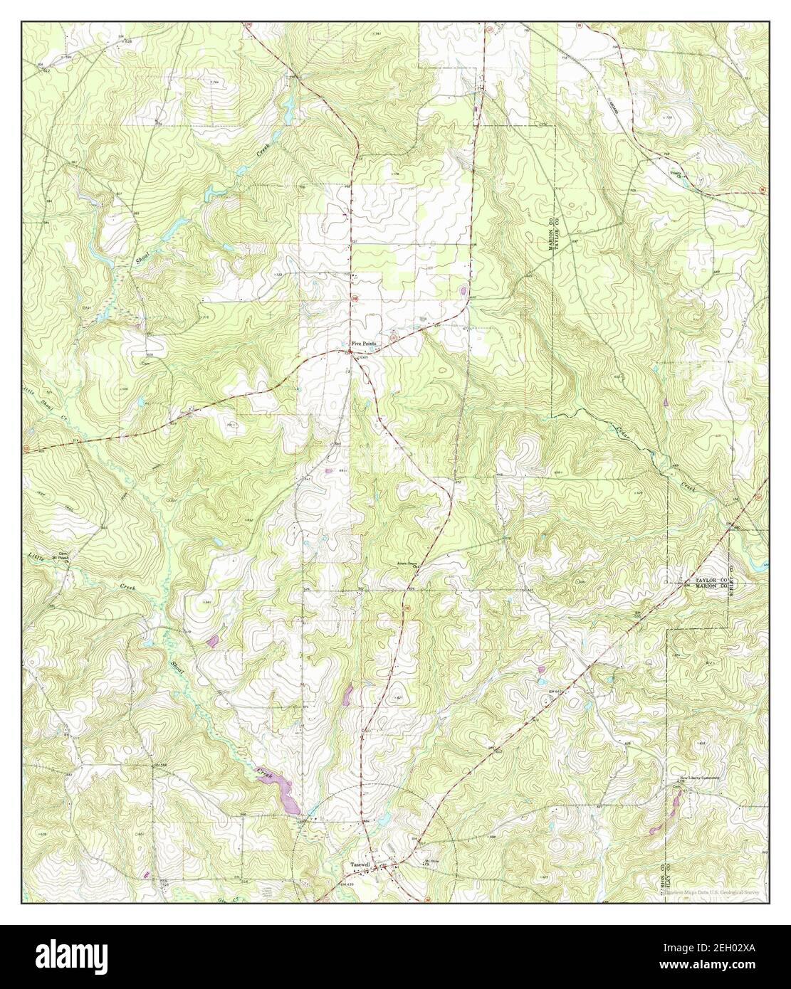 Map of tazewell hi-res stock photography and images - Alamy