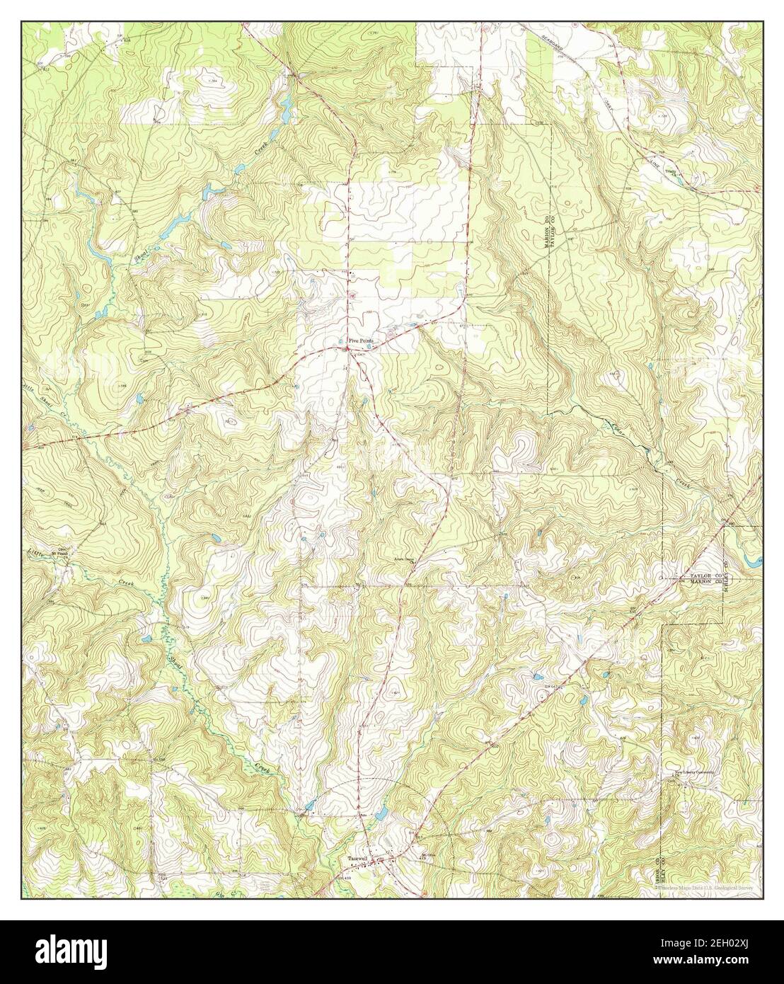 Map of tazewell hi-res stock photography and images - Alamy