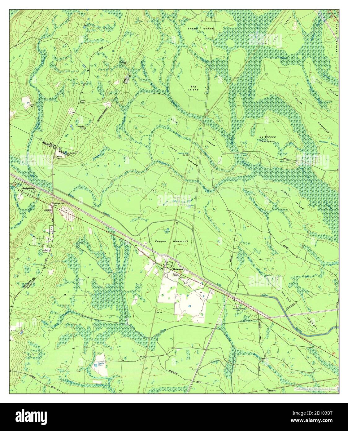 Thalmann, Georgia, map 1993, 1:24000, United States of America by ...