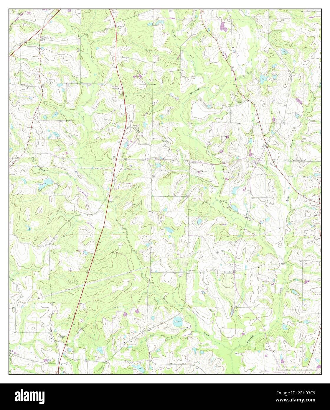 Tempy, Georgia, map 1974, 1:24000, United States of America by Timeless ...