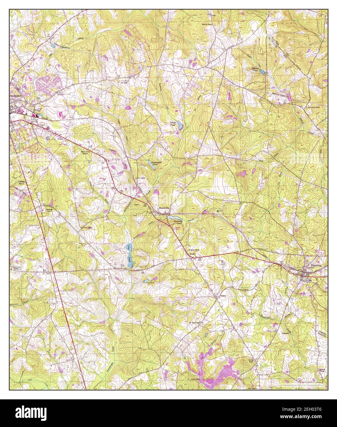 Thomson map hi-res stock photography and images - Alamy
