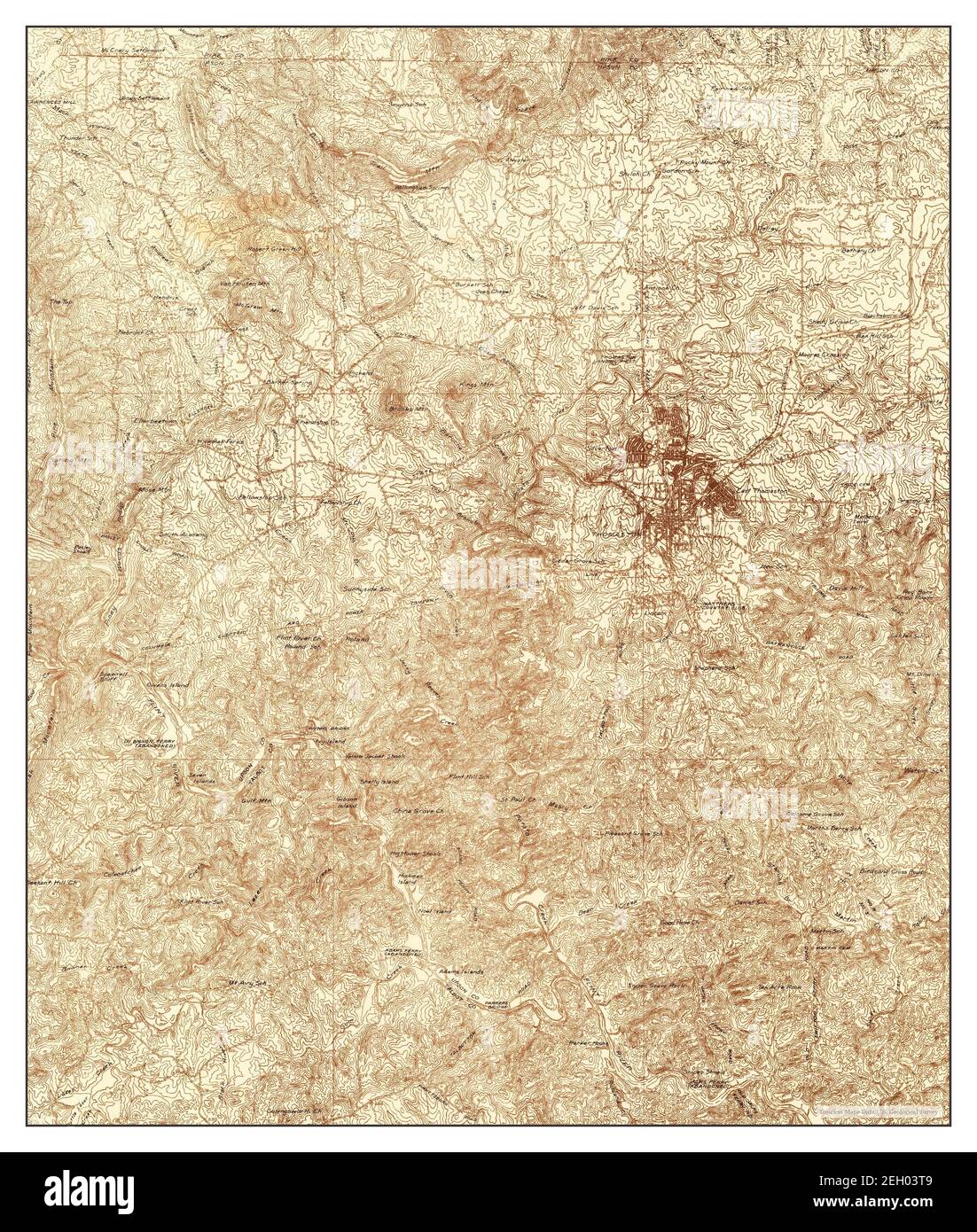 Thomaston Georgia Map High Resolution Stock Photography and Images - Alamy