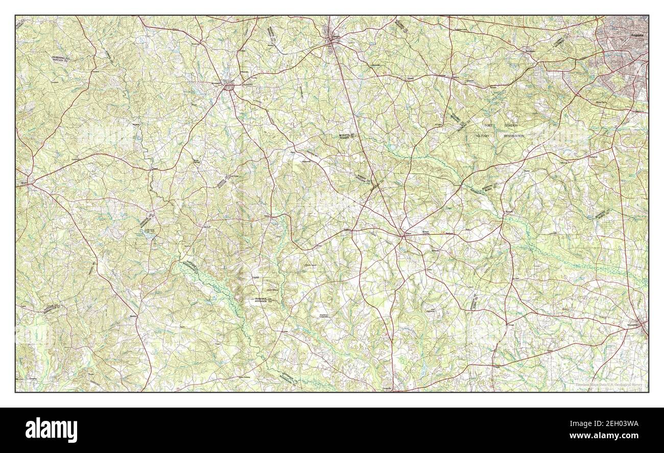 Map of thomson hi-res stock photography and images - Alamy