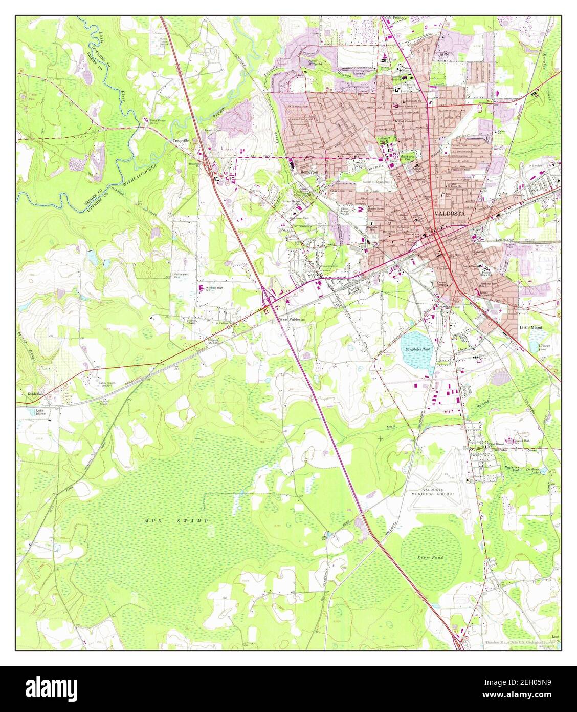 Valdosta georgia map hi-res stock photography and images - Alamy