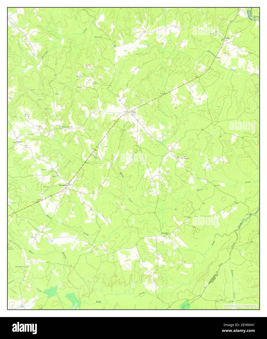 Vesta, Georgia, map 1971, 1:24000, United States of America by Timeless ... Vesta, Georgia, map 1971, 1:24000, United States of America by Timeless ...