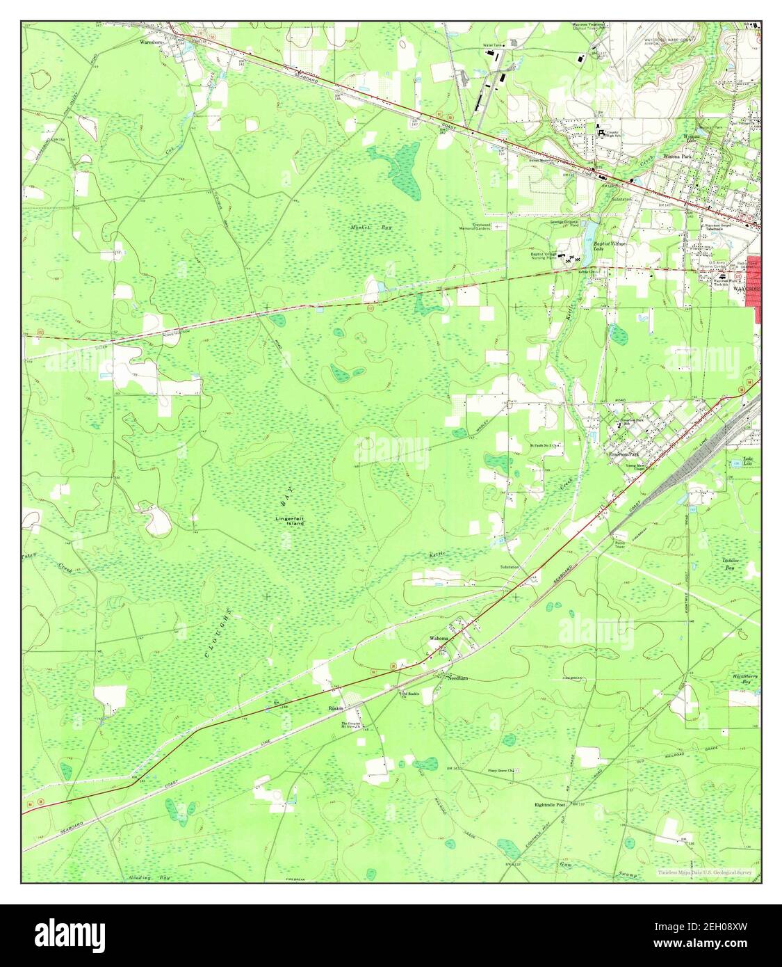 Waycross georgia map hi-res stock photography and images - Alamy