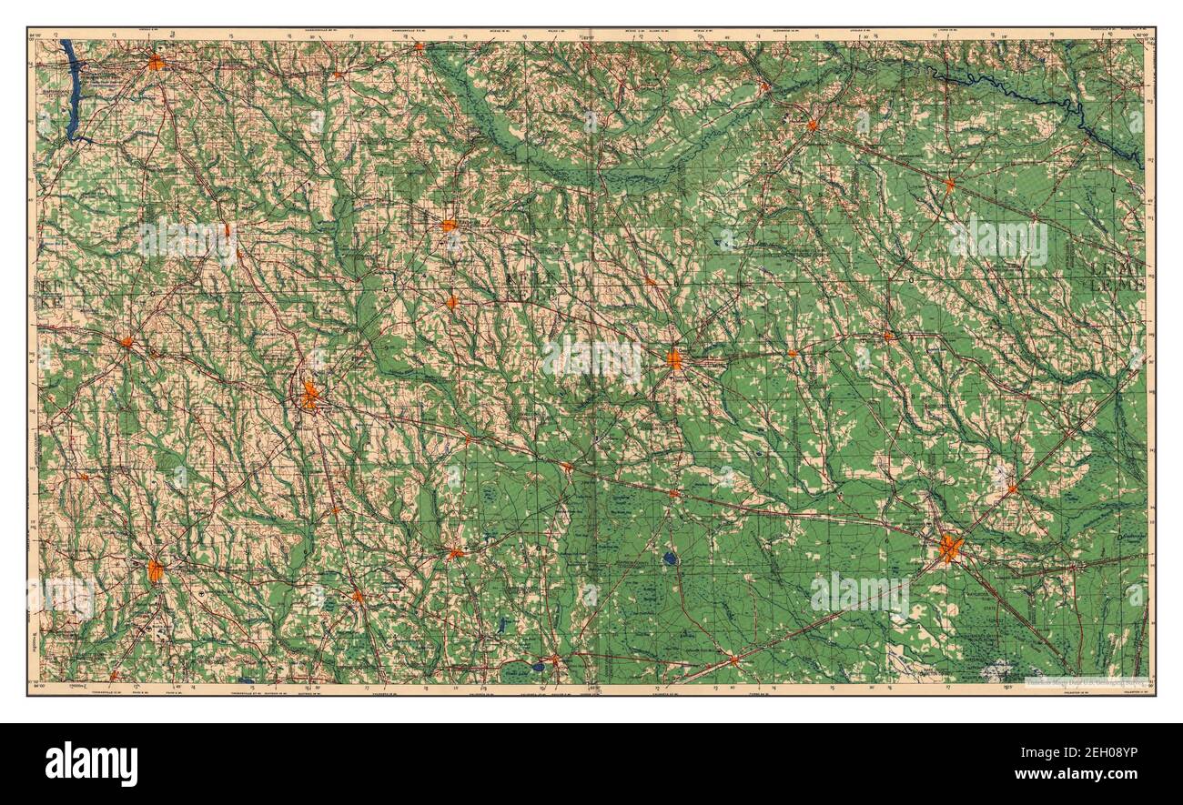 Waycross georgia map hi-res stock photography and images - Alamy