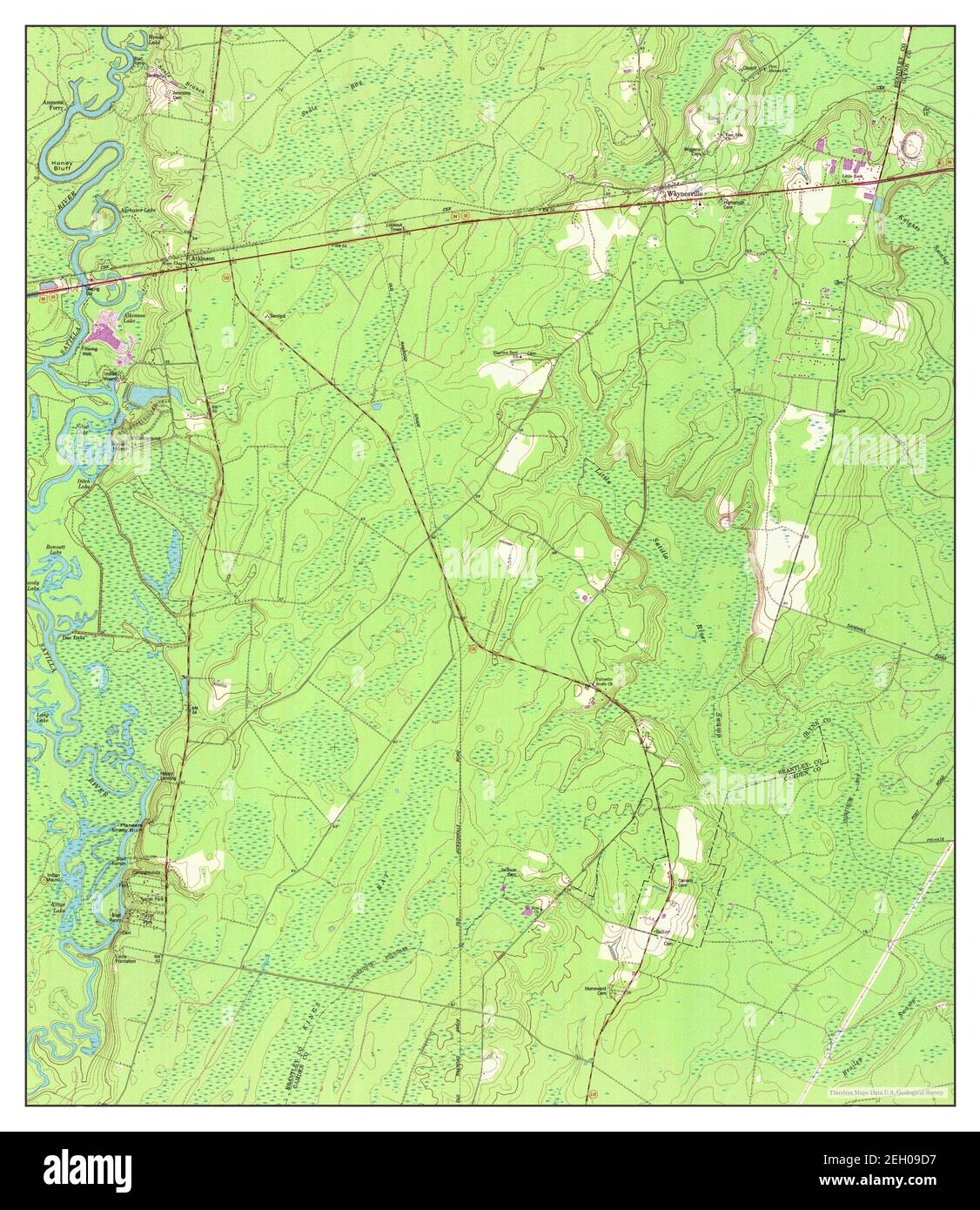 Map of waynesville hi-res stock photography and images - Alamy