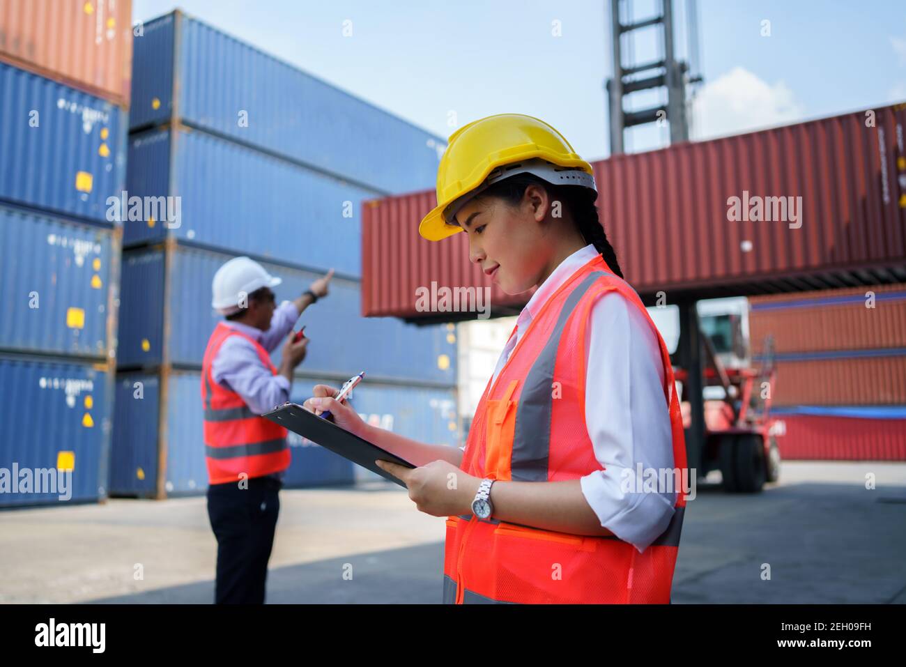 Cargo Container Inspection High Resolution Stock Photography and Images ...