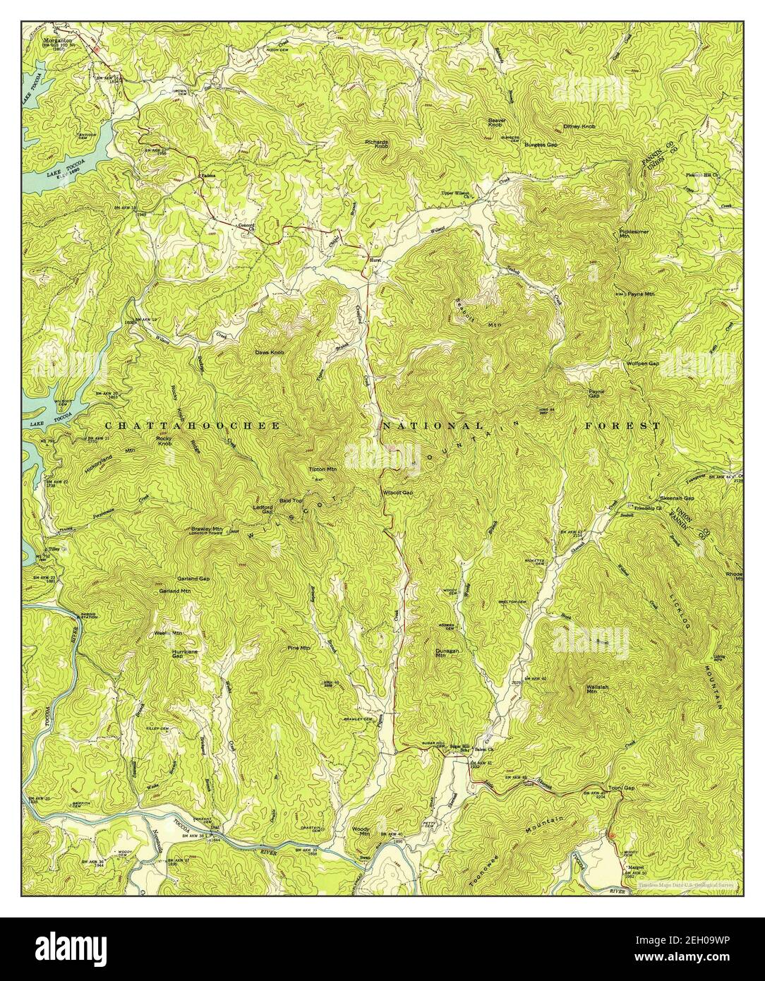 Wilscot, Georgia, map 1947, 1:24000, United States of America by ...