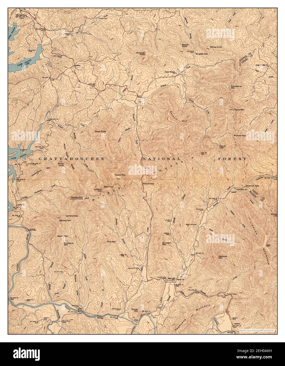 Wilscot, Georgia, map 1947, 1:24000, United States of America by ...