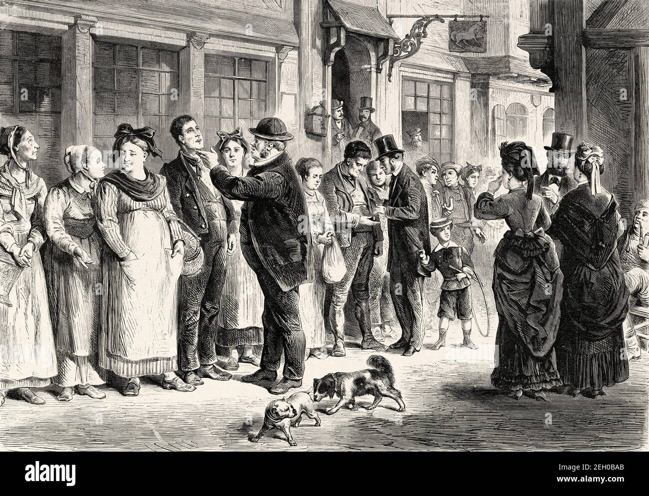 Servants 19th century france hi-res stock photography and images - Alamy