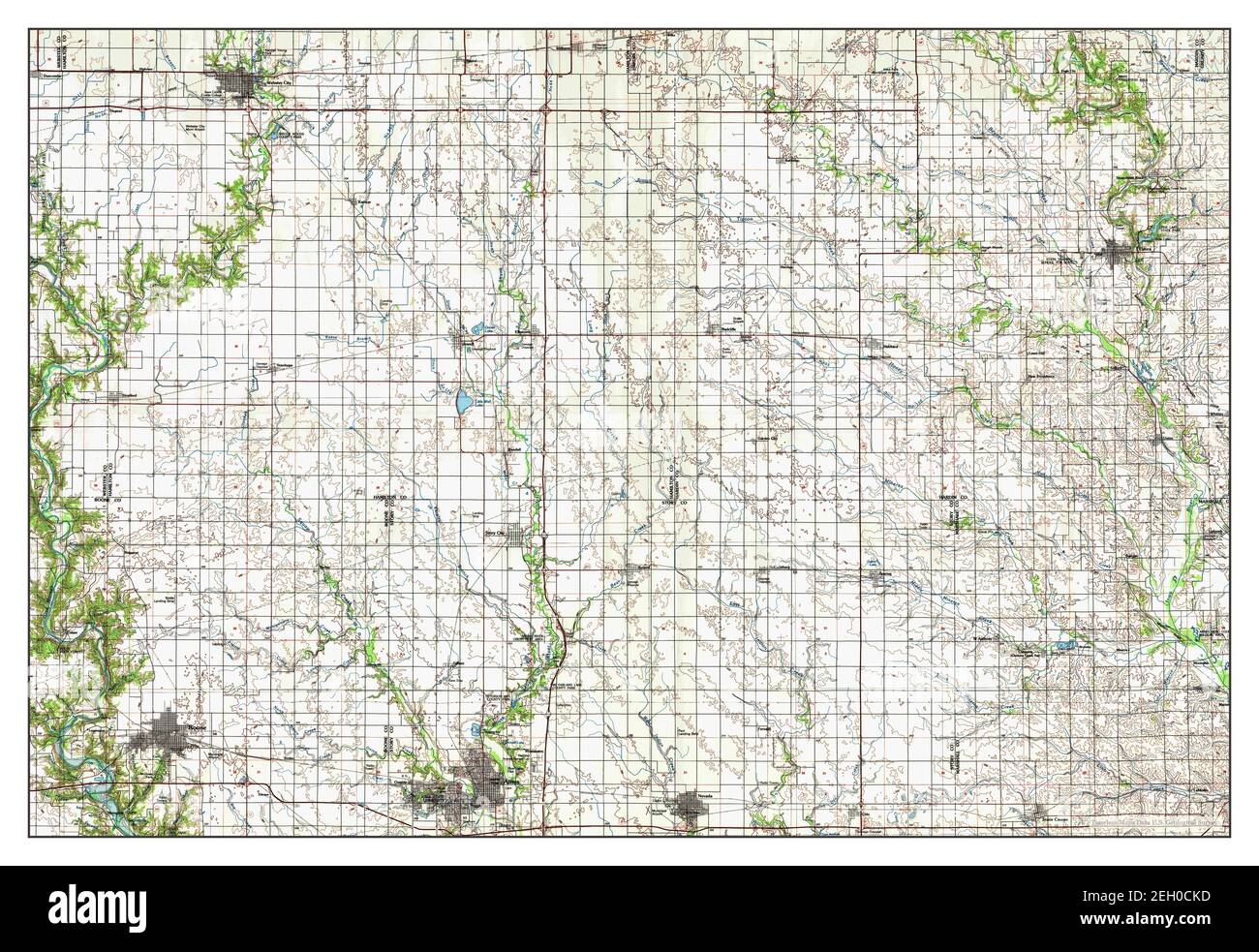 Map of ames iowa hi-res stock photography and images - Alamy