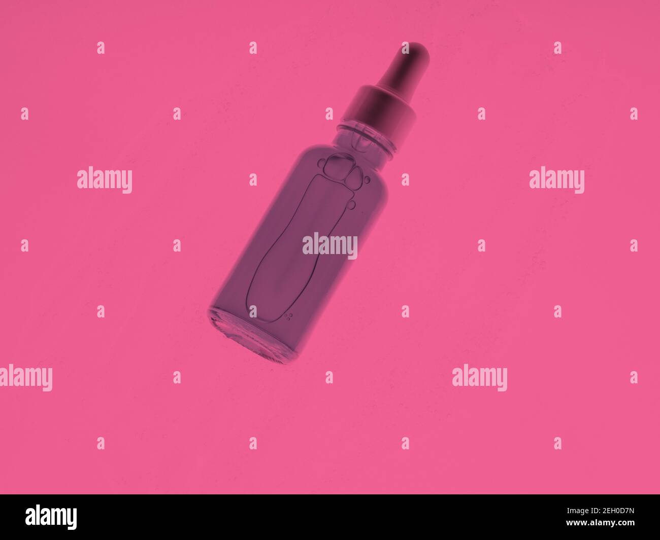 Hyaluronic acid serum generic bottle on pink abstract background Stock ...